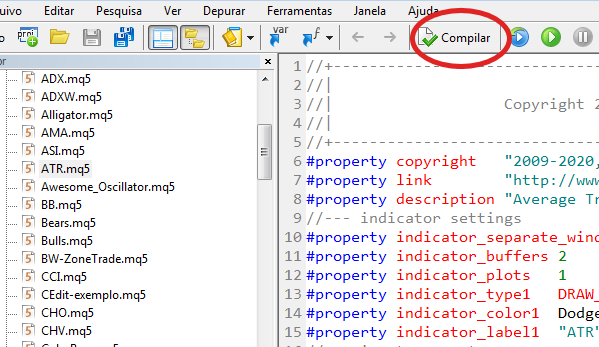 Editor Mql Construtor De Robôs Para Metatrader Programador Mql5